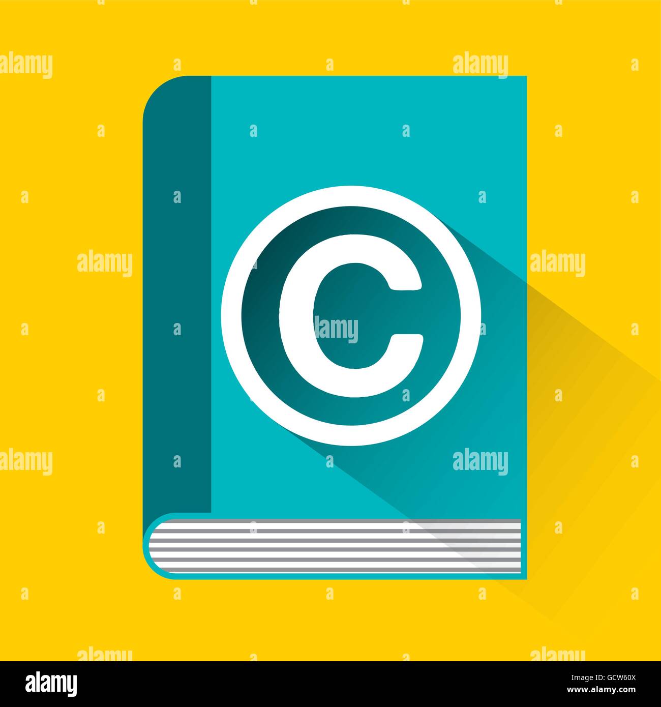 Law concept book copyright Stock Vector Images - Alamy