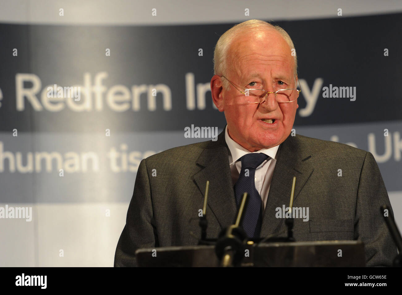 Michael Redfern QC holds a press conference at the Armathwaite Hall ...