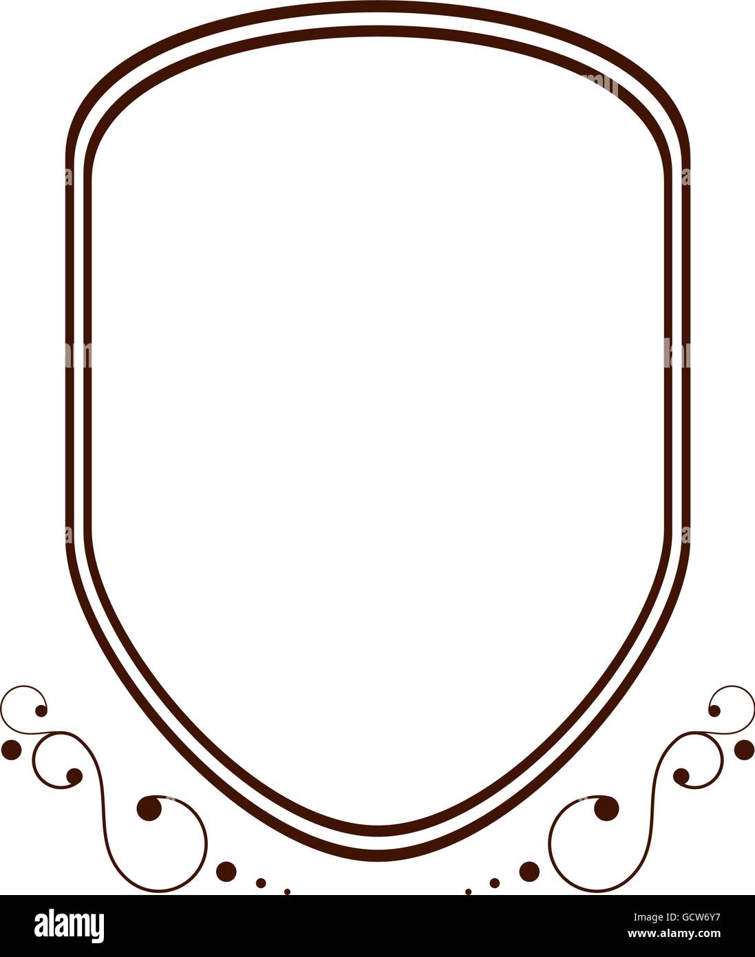 stamp label shield icon blank Stock Vector Image & Art - Alamy