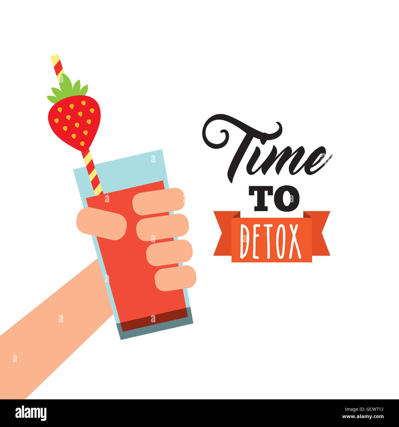 Detox icon. Organic food design. Vector graphic Stock Vector Image ...