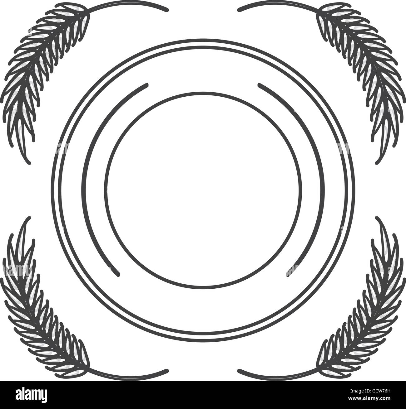 Wheat spike icon design Stock Vector Image & Art - Alamy