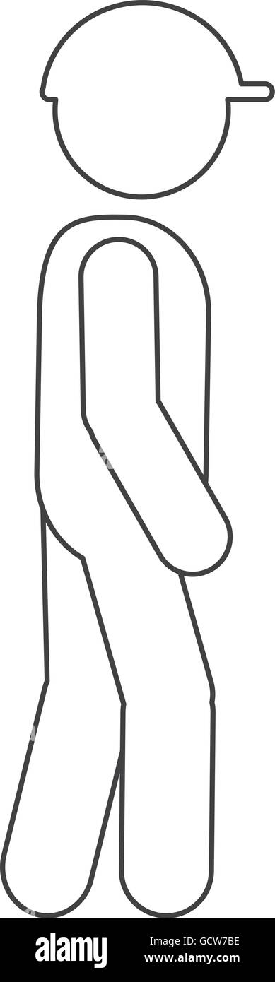 people walking worker person icon Stock Vector Image & Art - Alamy