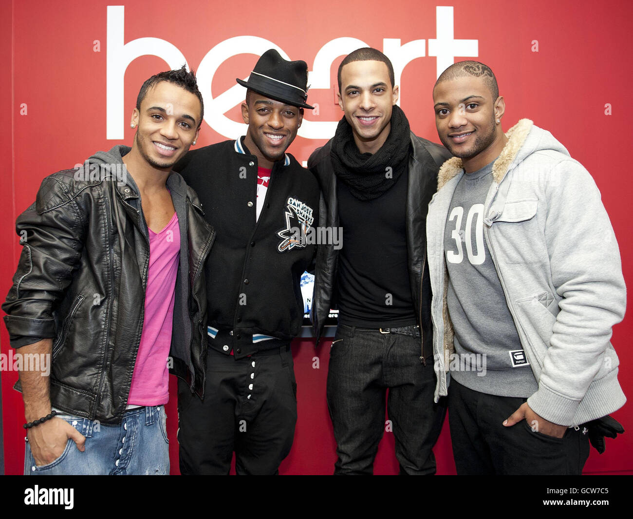 JLS, left to right: Aston Merrygold, Oritse Williams, Marvin Humes and ...
