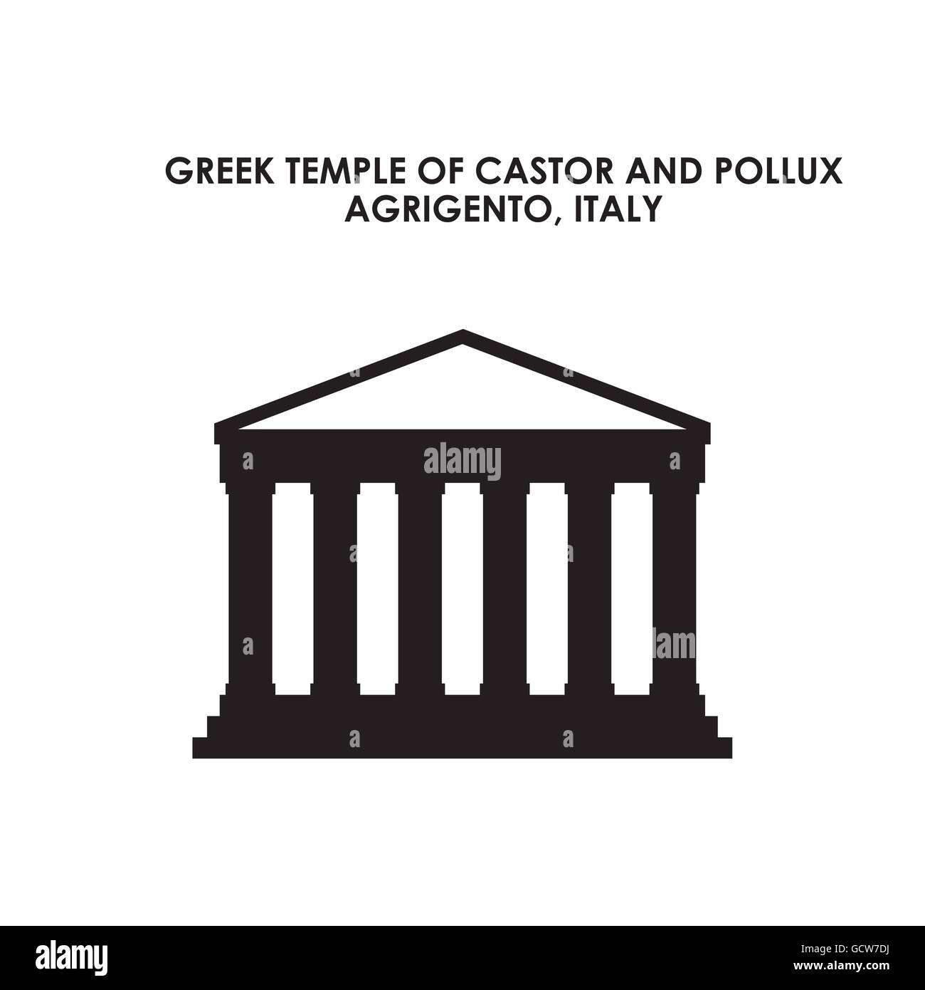 Greek Temple Vector