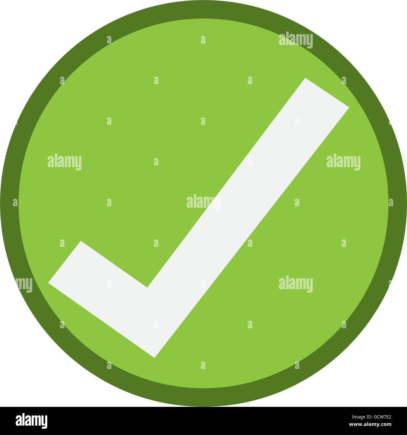 ok right correct icon Stock Vector Image & Art - Alamy