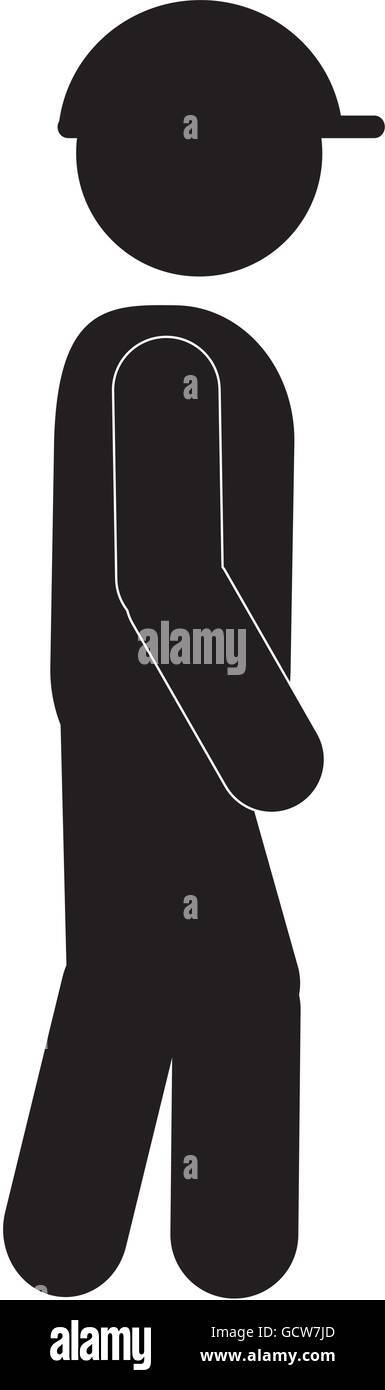 people walking worker person icon Stock Vector Image & Art - Alamy