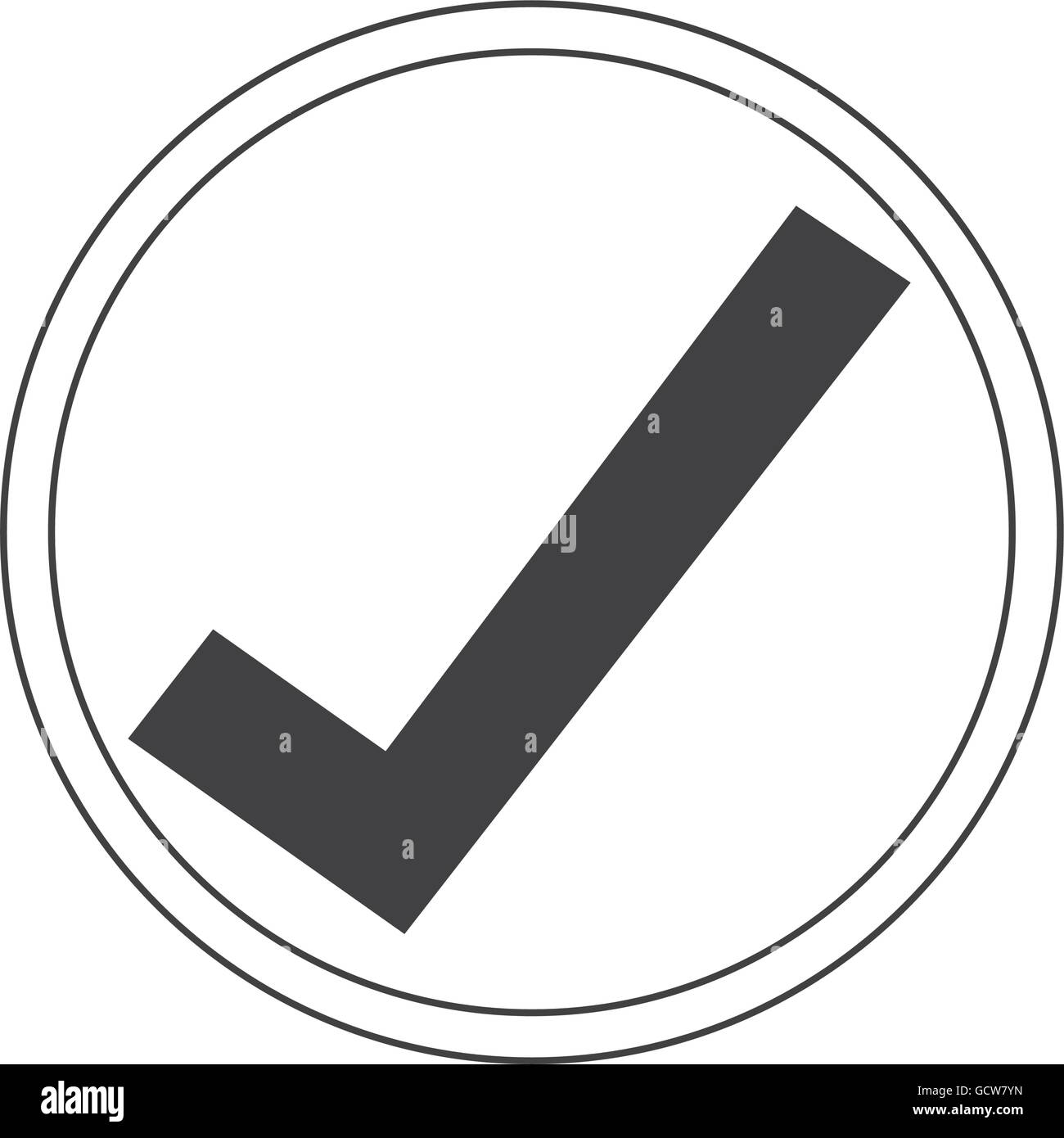 ok right correct icon Stock Vector Image & Art - Alamy