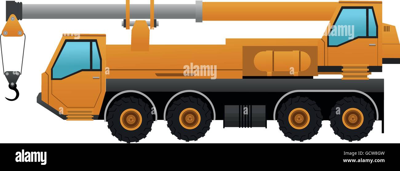 truck crane icon Stock Vector Image & Art - Alamy