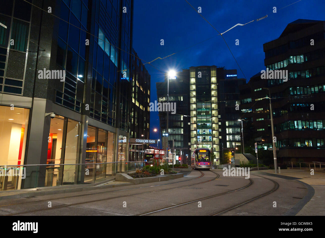 Tram system in Birmingham which runs from Birmingham to Wolverhampton ...