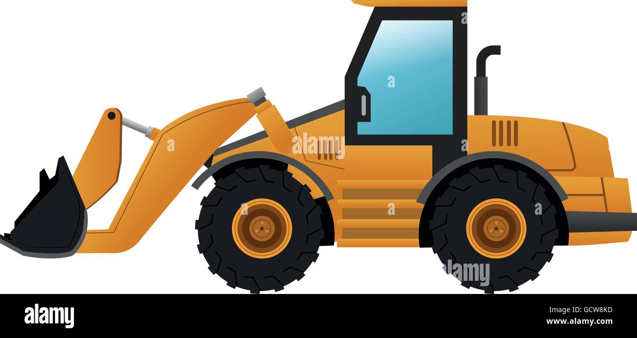 backhoe machine icon Stock Vector Image & Art - Alamy