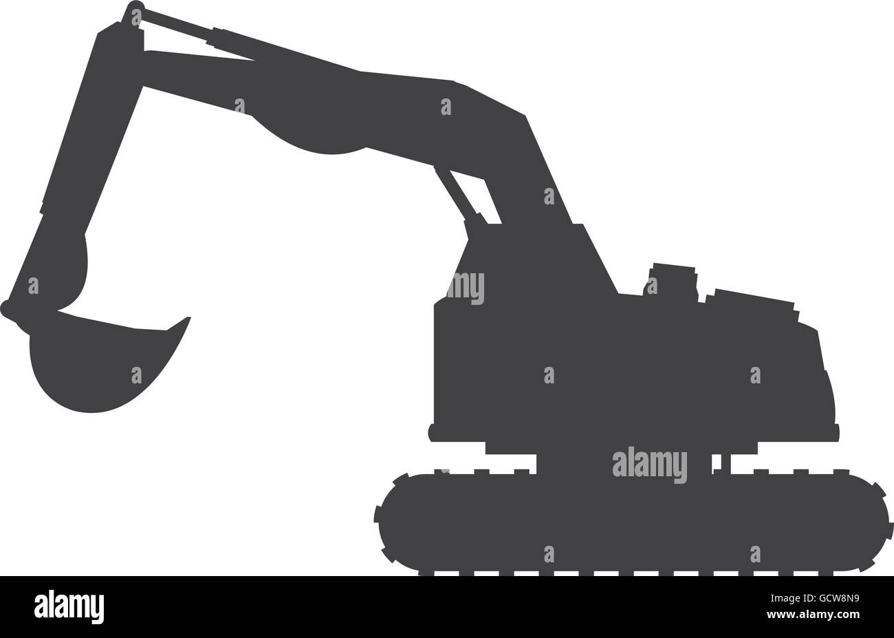 backhoe machine icon Stock Vector Image & Art - Alamy
