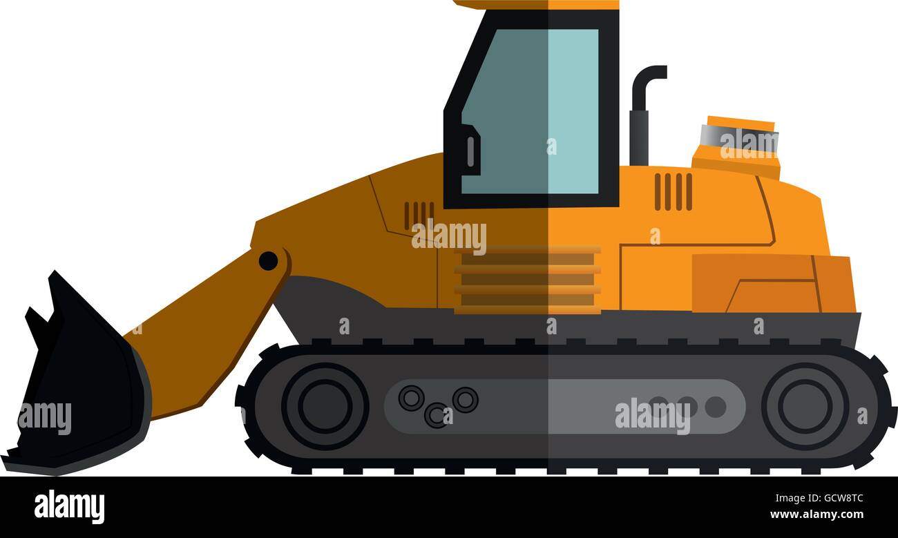 backhoe machine icon Stock Vector Image & Art - Alamy
