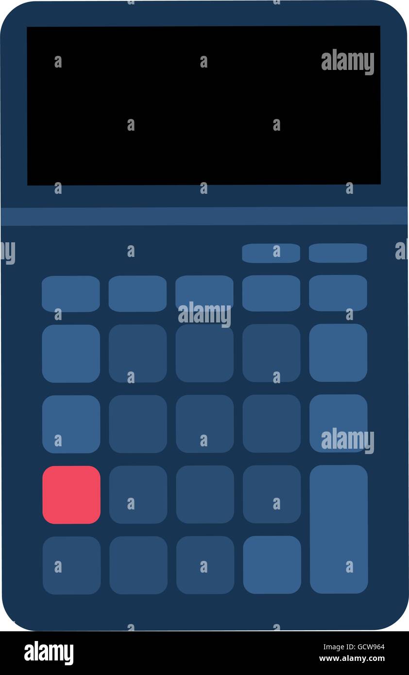 Big calculator icon Stock Vector Images - Alamy