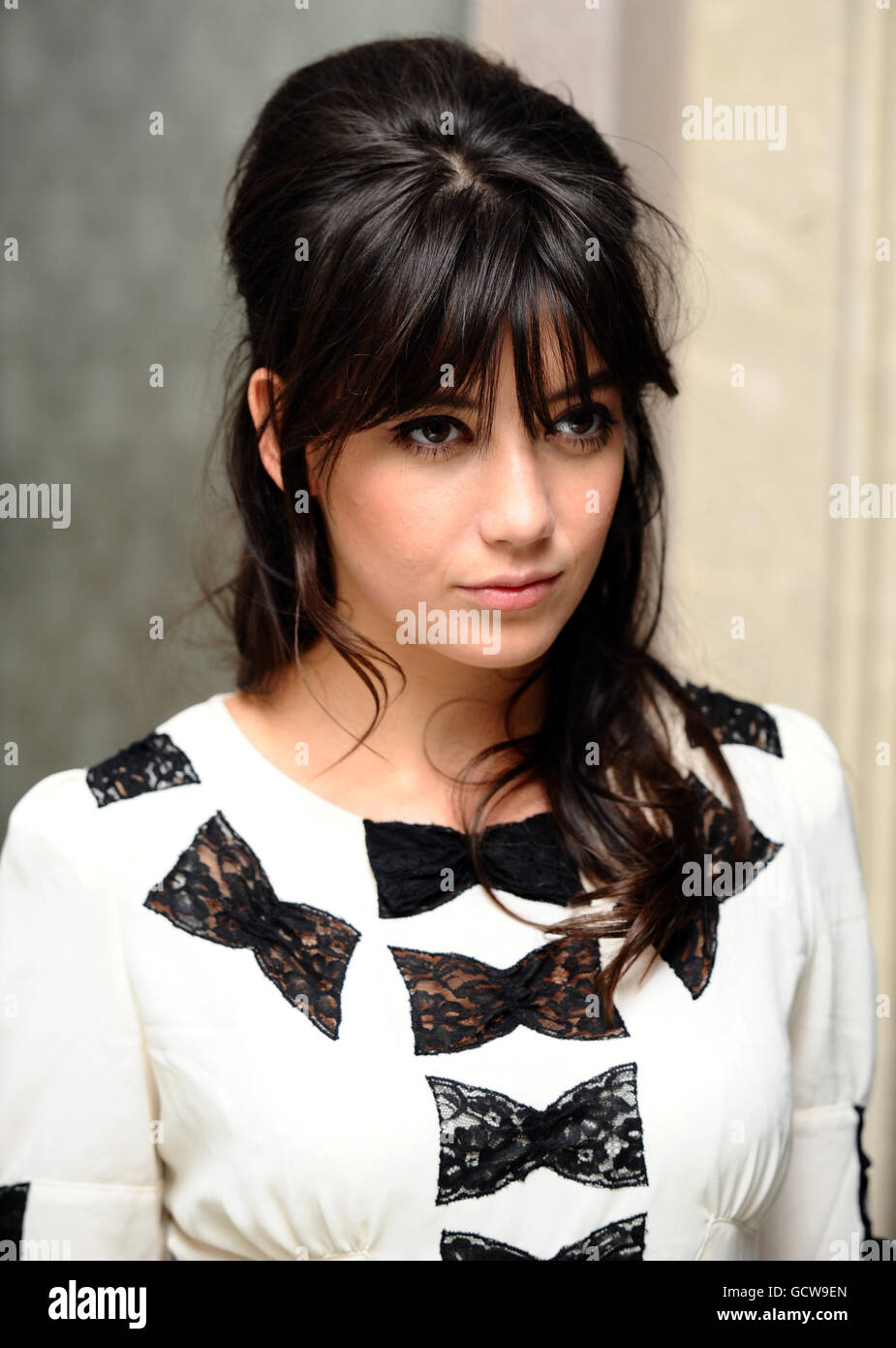 Pearl Lowe for Peacocks Launch - London Stock Photo - Alamy