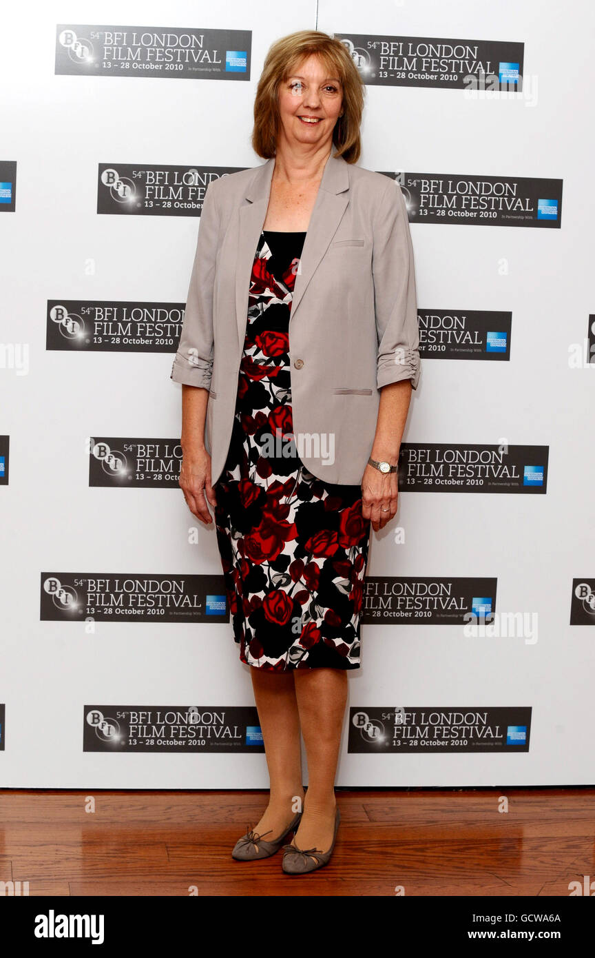 Ruth Sheen is seen at a photocall for new film Another Year, at the Vue ...