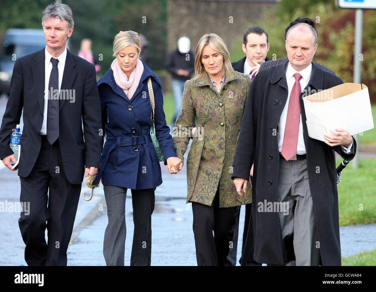 Hazel stewart centre with her husband david hi-res stock photography ...