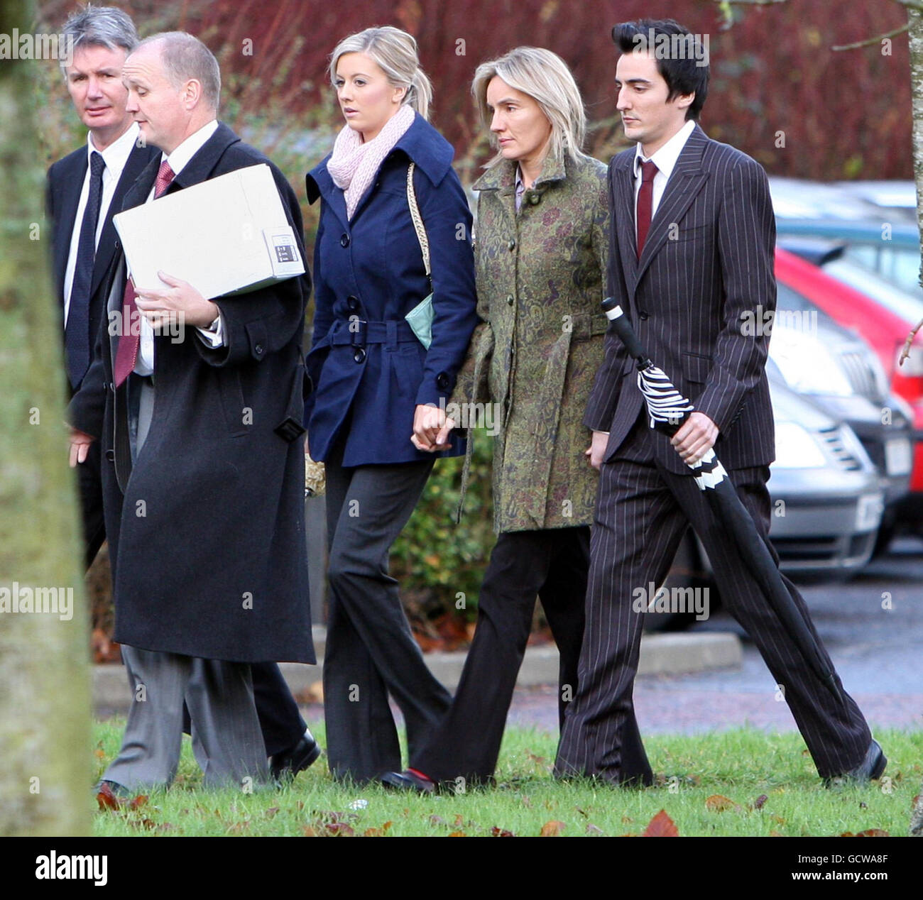 Hazel Stewart (second right) with daughter Lisa (centre), son Andrew ...