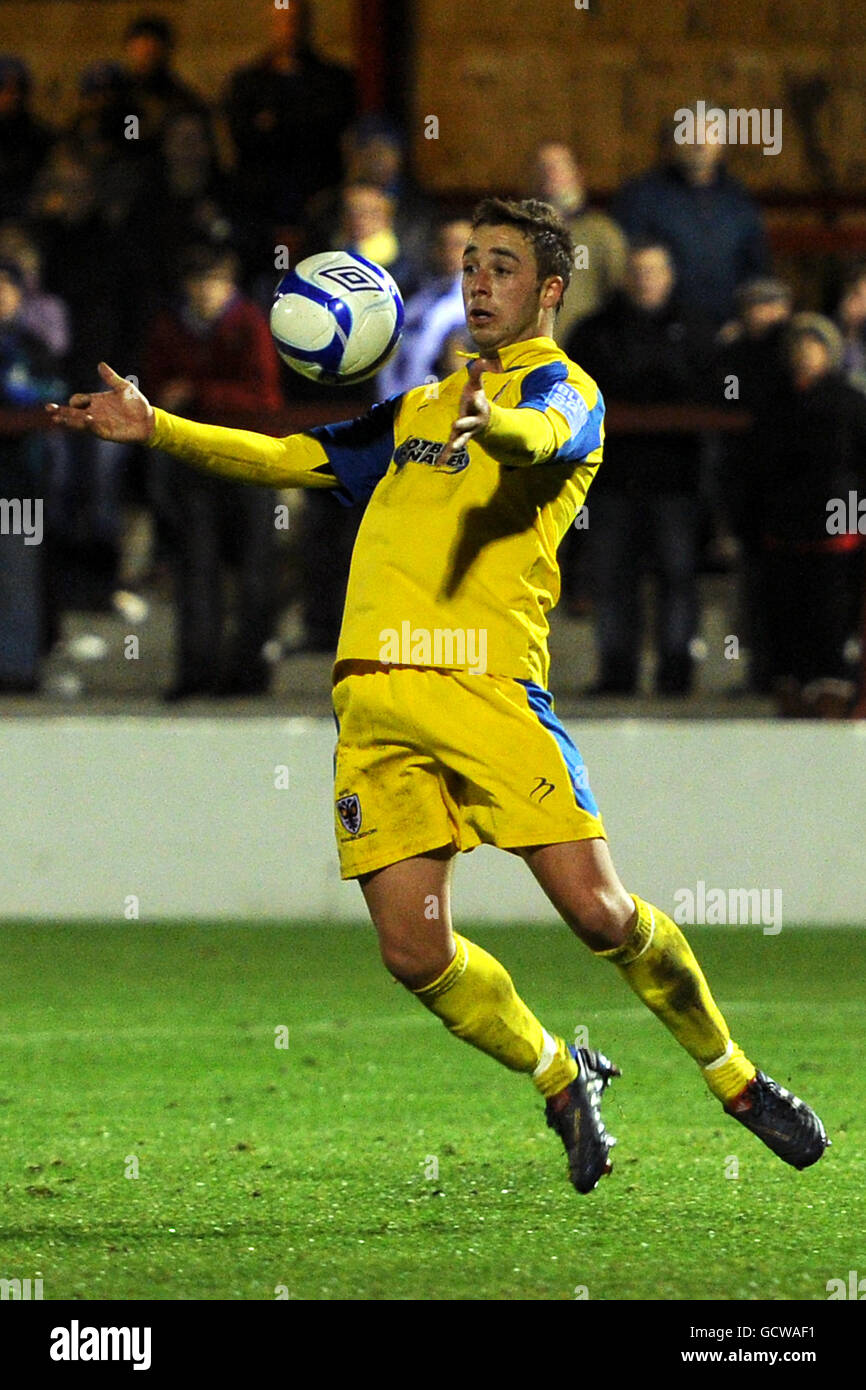 Afc wimbledon footballers hi-res stock photography and images - Alamy