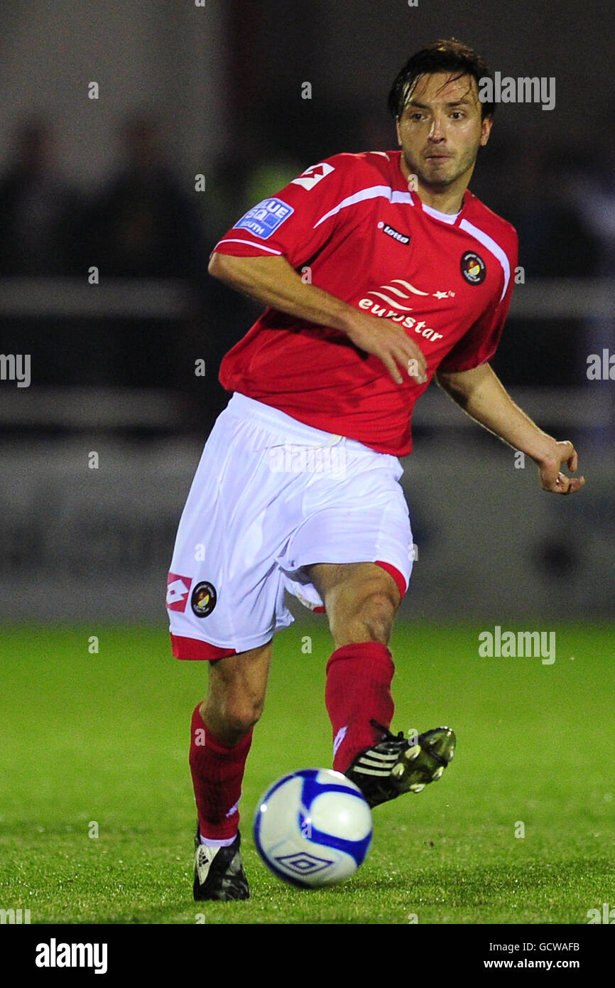 Soccer - FA Cup - First Round - Ebbsfleet United v AFC Wimbledon ...