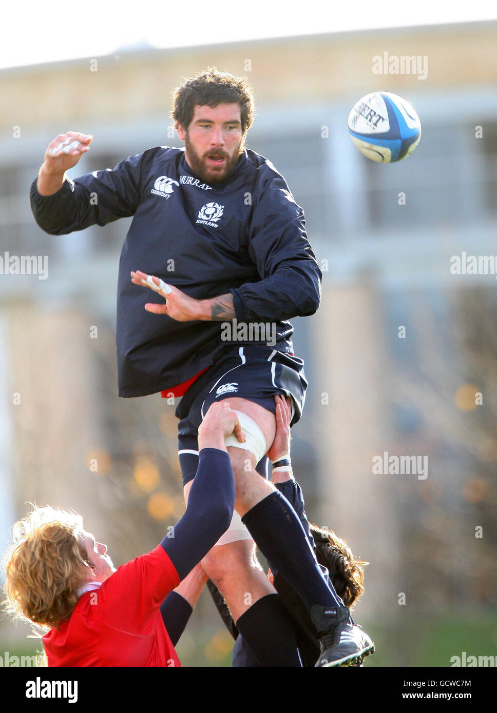 Scotlands jim hamilton during training hi-res stock photography and ...