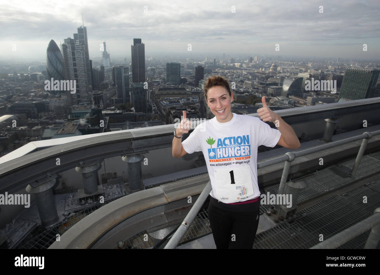 Olympic skeleton bobsleigh gold medallist Amy Williams celebrates on ...