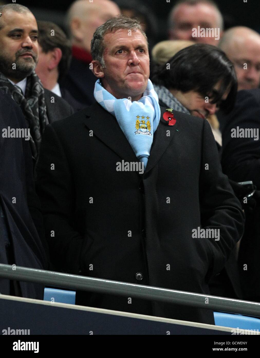 Manchester City Executive Chairman Garry Cook in the stands Stock Photo ...
