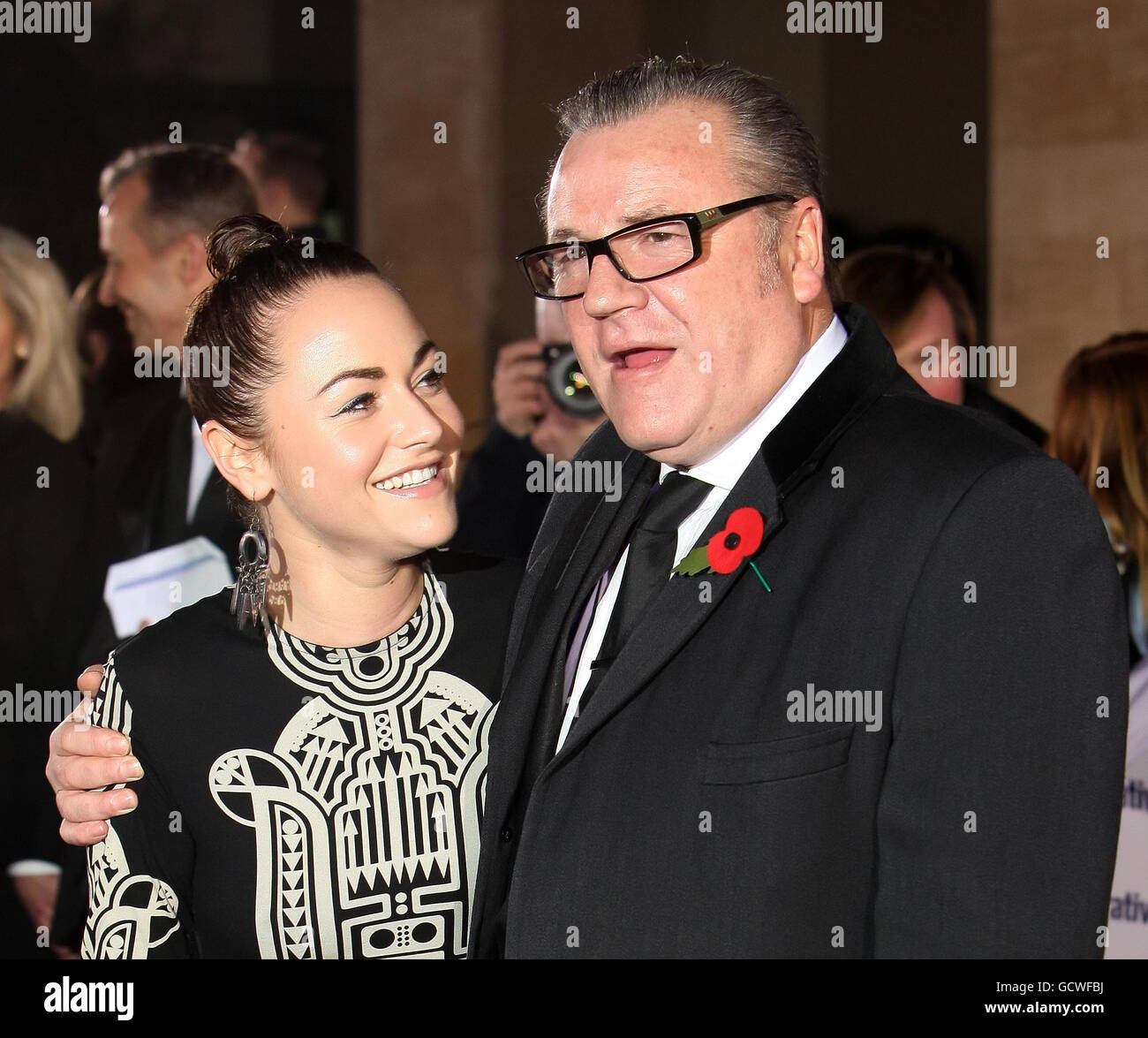 Jaime Winstone and Ray Winstone arrive at the Variety Club Showbiz ...