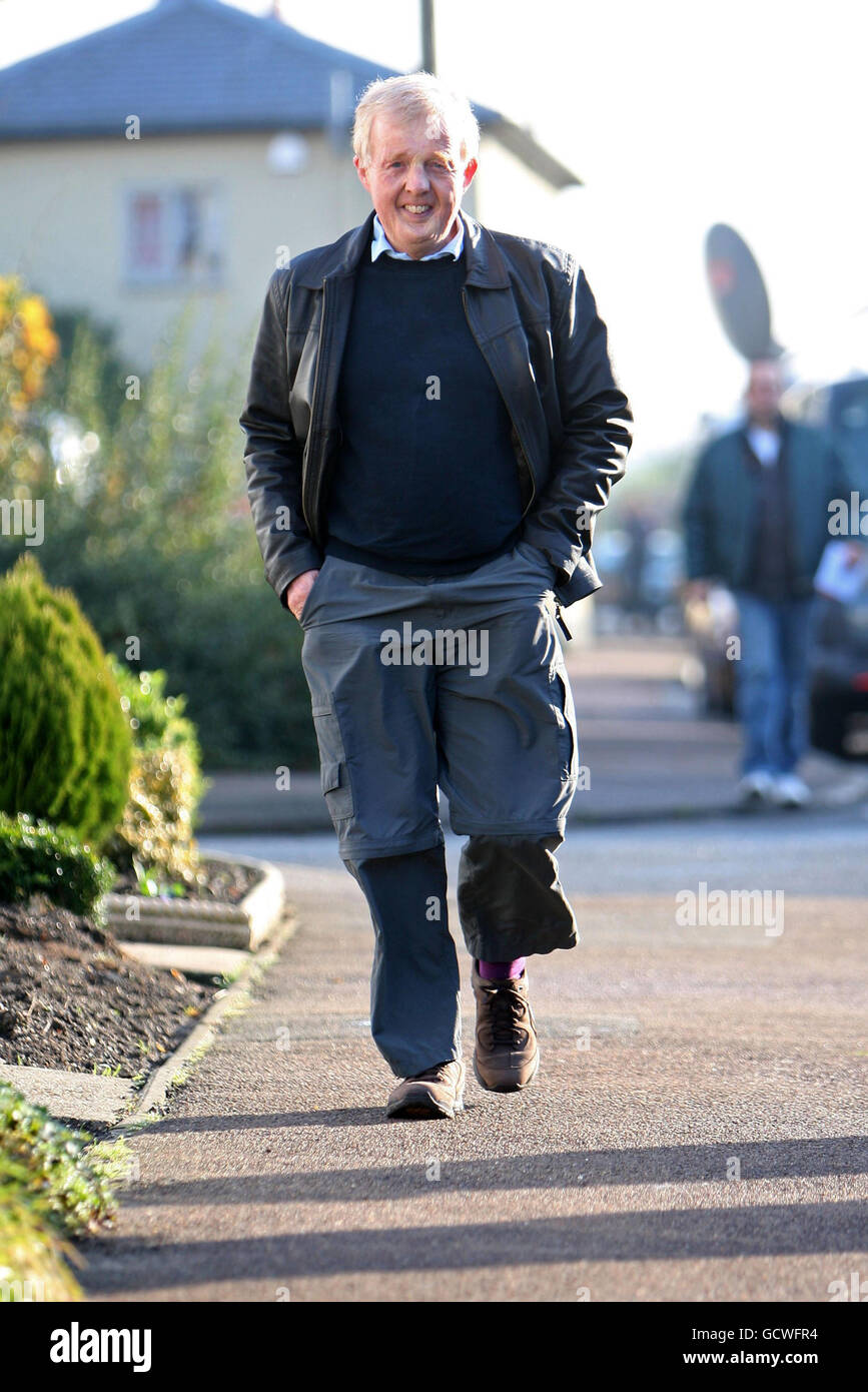 Stephen Collett, brother of released hostage Rachel Chandler, outside ...