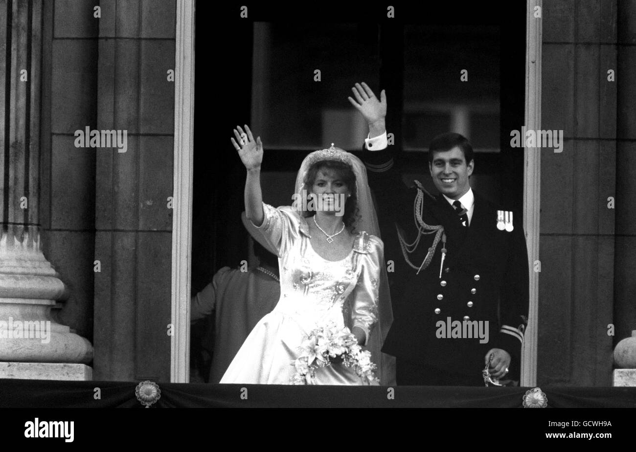 Duchess of westminster wedding Black and White Stock Photos & Images ...
