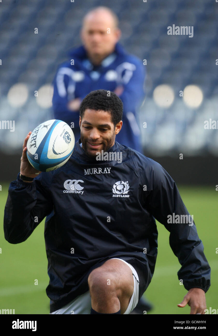 Rugby Union - Scotland Captain's Run - Murrayfield. Scotland's Joe ...