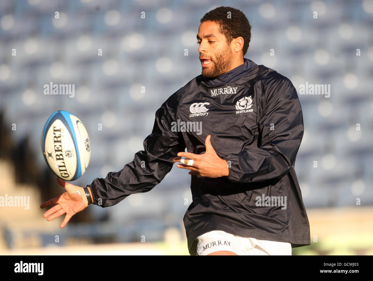 Rugby Union - Scotland Captain's Run - Murrayfield. Scotland's Joe ...