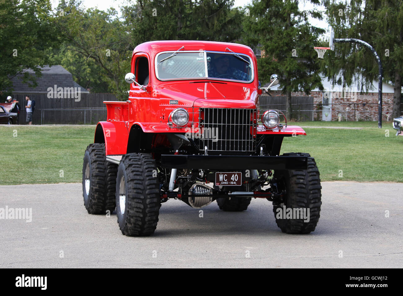 Truck- 1941 Dodge Power Wagon. 4x4. Customized. Red. Beavercreek ...