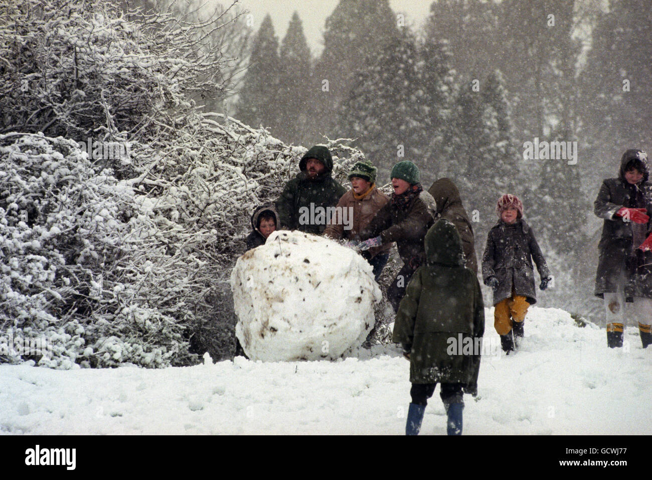 Weather - Winter - Snow - Minchinhampton Stock Photo - Alamy