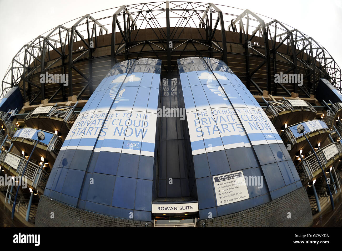 Emc signage banners hi-res stock photography and images - Alamy