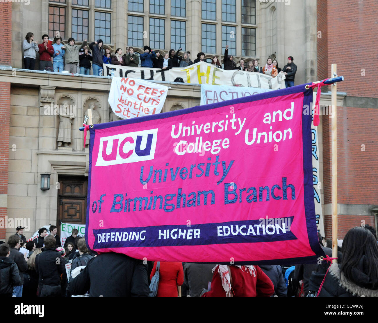 Increase in tuition fees. Students protest at the University of ...