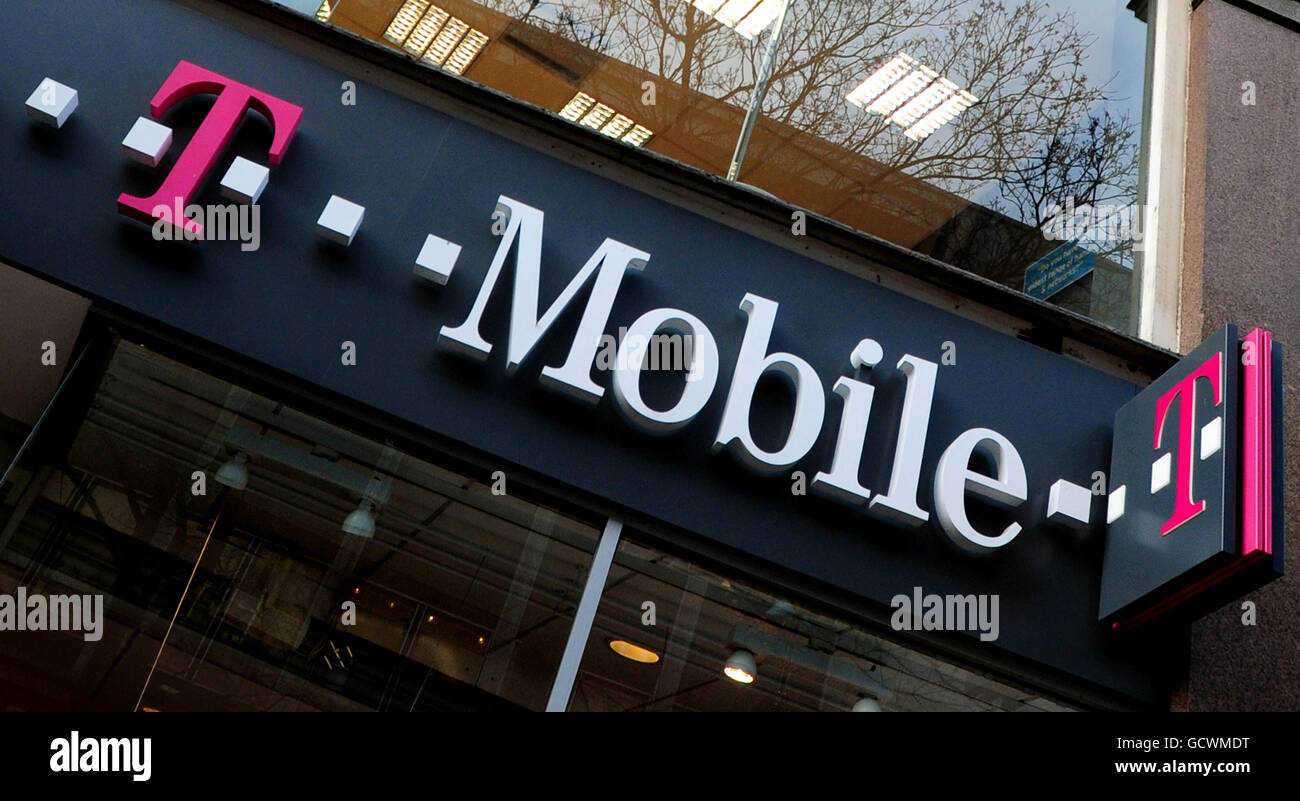 T Mobile sign Stock Photo - Alamy