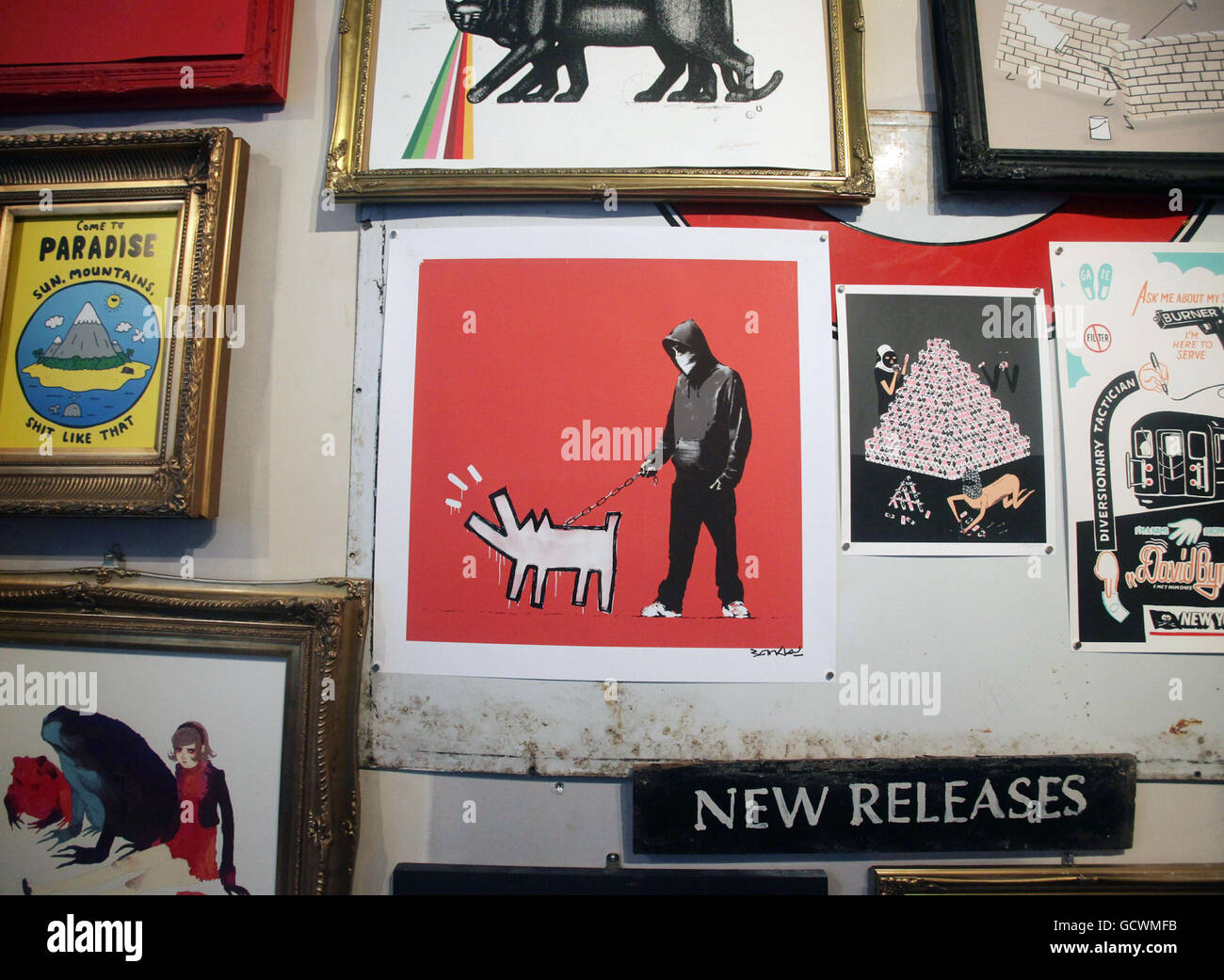 Choose your weapon banksy hi-res stock photography and images - Alamy