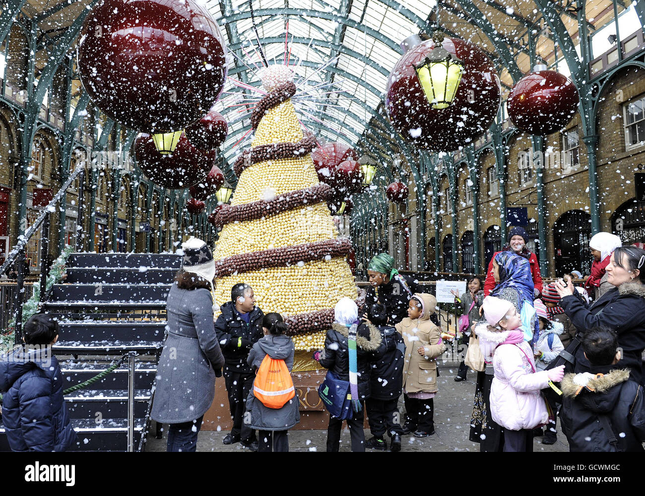 Ferrero chocolate Christmas tree Stock Photo - Alamy