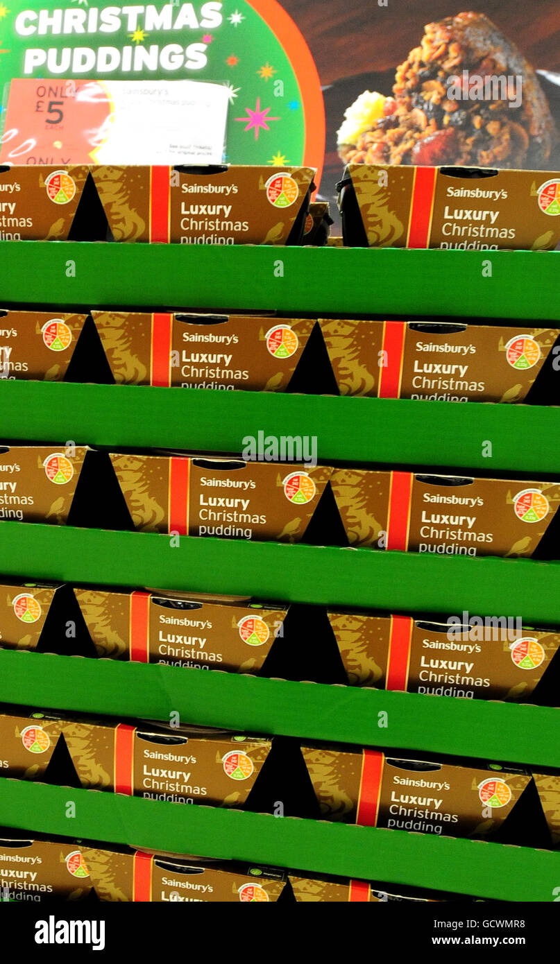 Christmas pudding stock Stock Photo - Alamy