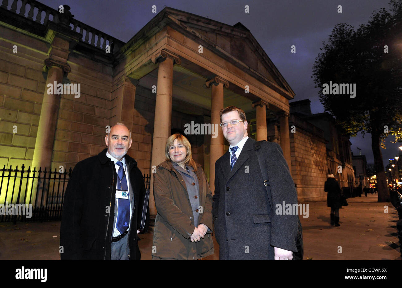 (left to right) George McIntyre, Lesley Anne Parker and Calum ...