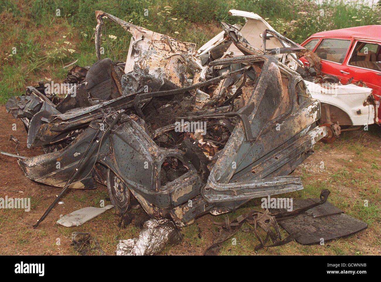 News. CRASHED CAR Stock Photo - Alamy