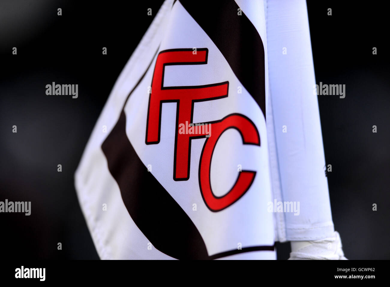 Football general view gv corner flag ampics hi-res stock photography ...
