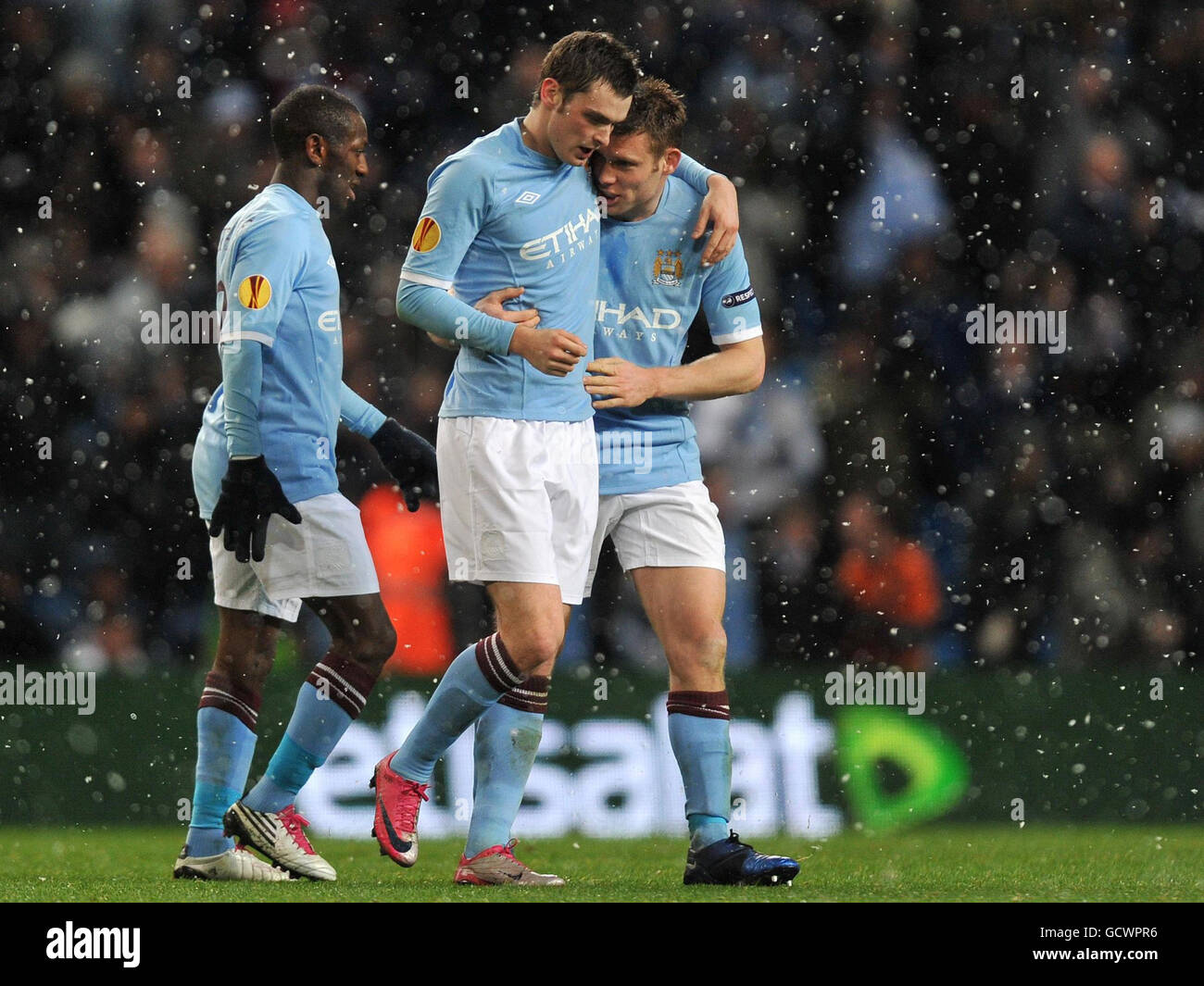 Soccer - UEFA Europa League - Group A - Manchester City v Red Bull ...