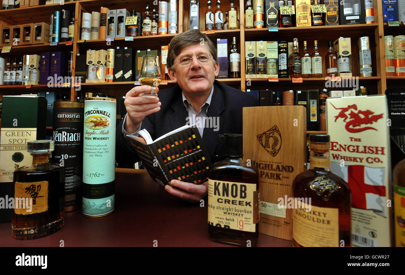 Ian Buxton holds a copy of his book '101 Whiskies to Try Before You Die ...