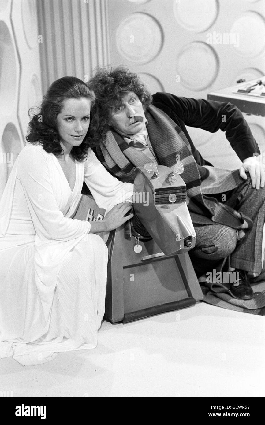 Television bbc tv dr who Black and White Stock Photos & Images - Alamy