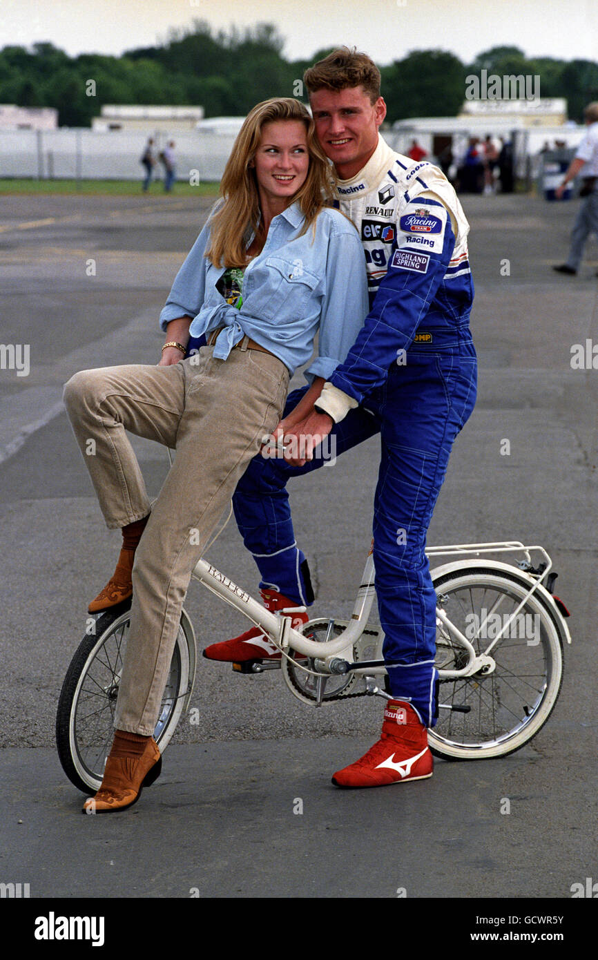 David coulthard with girlfriend andrea murray hi-res stock photography and images - Alamy