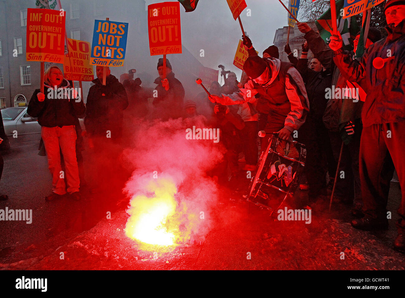 Irish Budget 2011 Stock Photo - Alamy