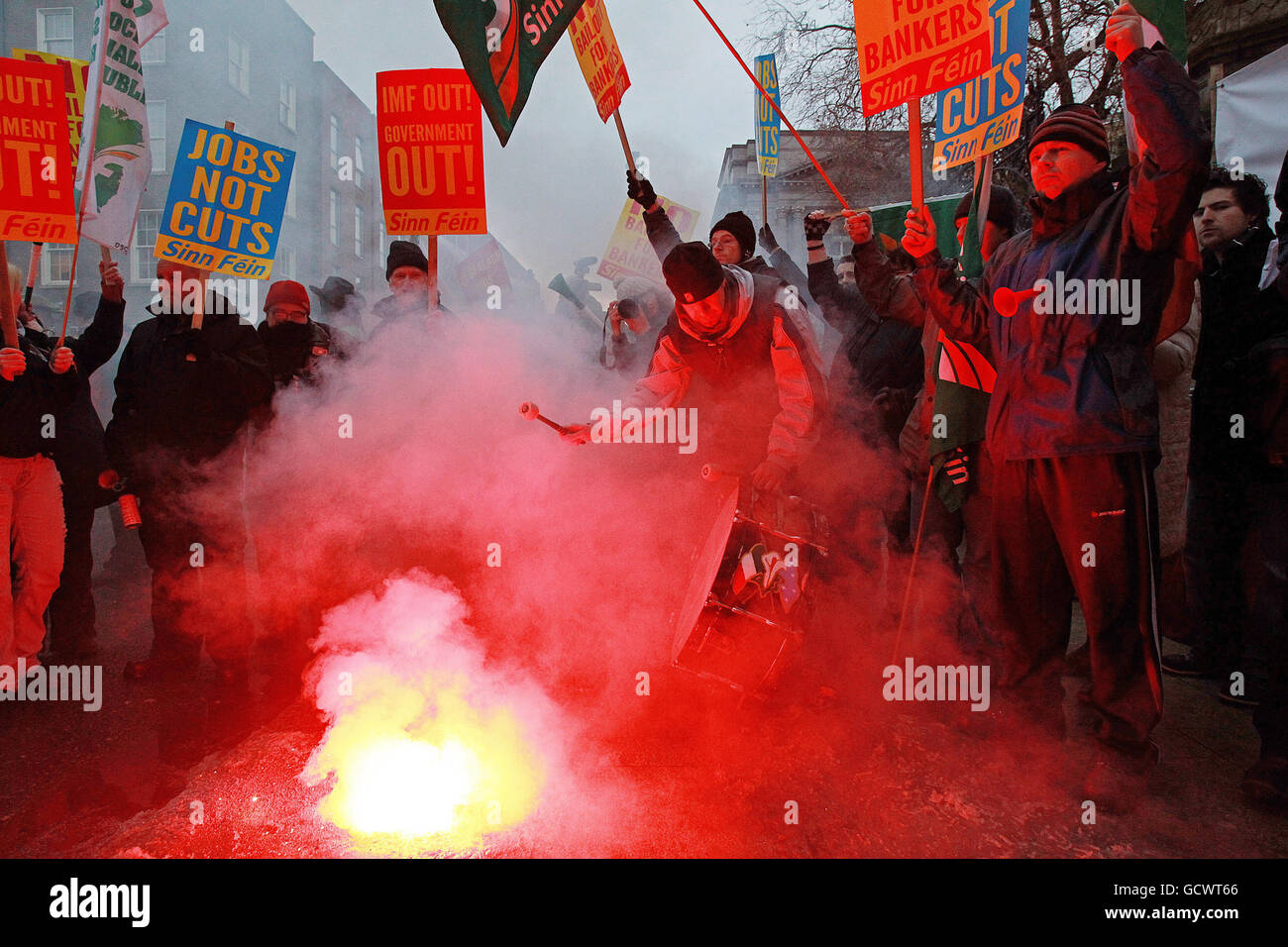 Irish Budget 2011 Stock Photo - Alamy