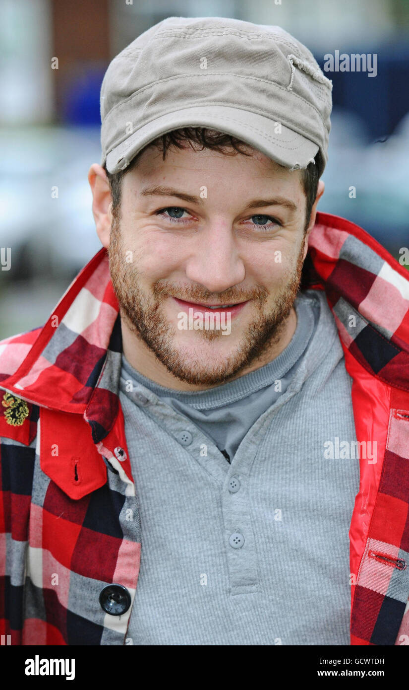 Matt Cardle trains with Spurs Stock Photo - Alamy