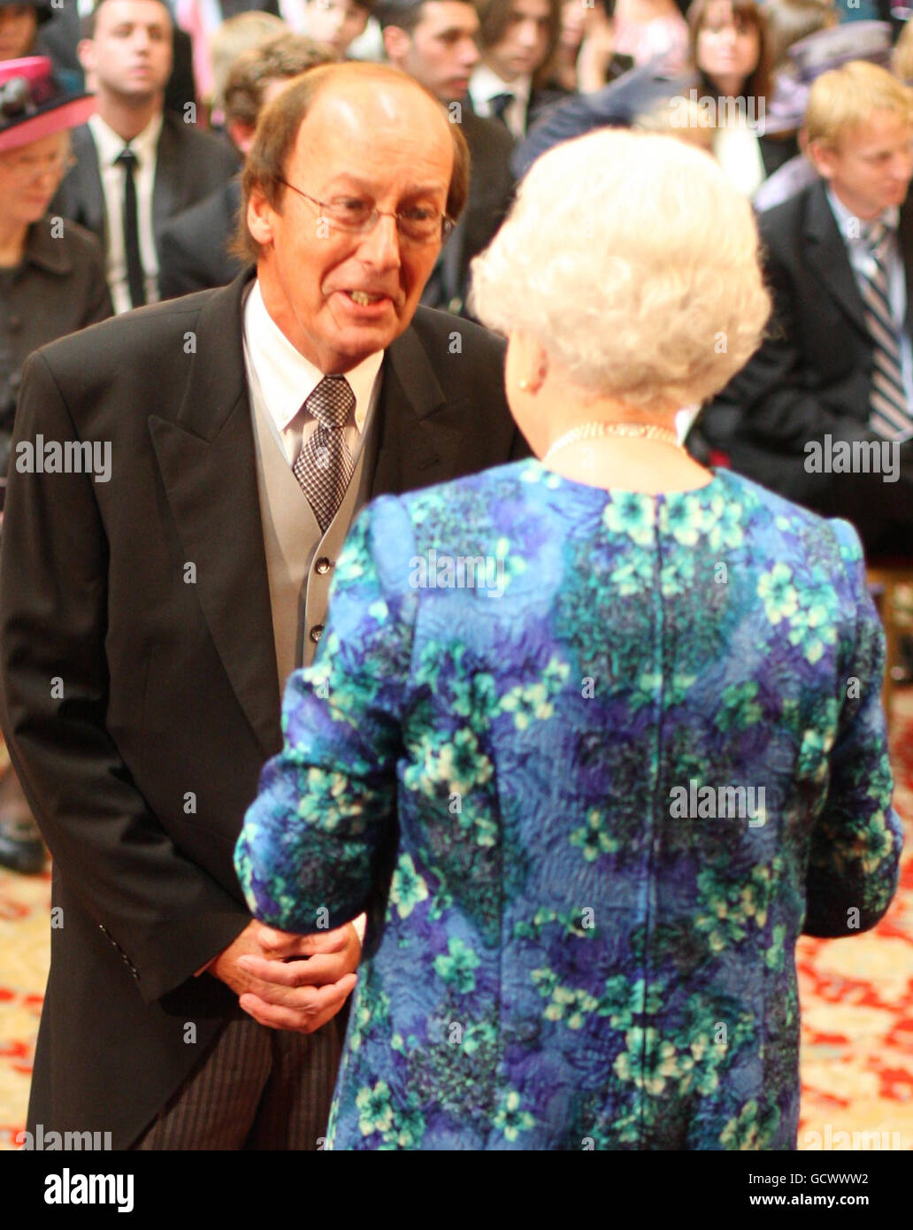 TV Presenter Fred Dinenage during an Investiture ceremony at Windsor ...